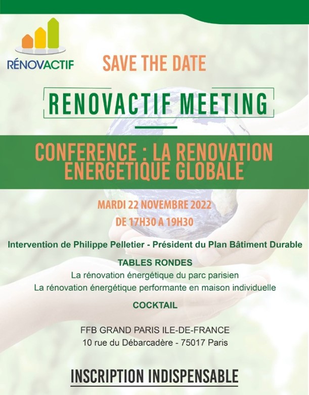 RENOVACTIF meeting : Un colloque pour sensibiliser à la rénovation ...